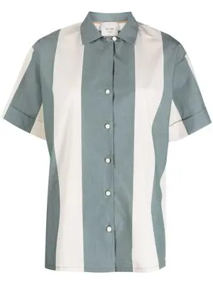ALYSI Maxi Striped Shirt