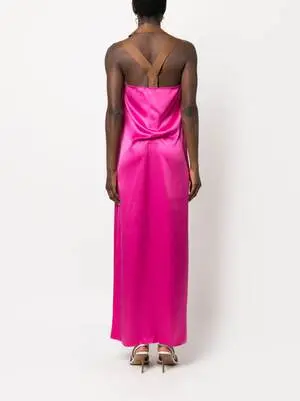 ALYSI Satin Long Dress