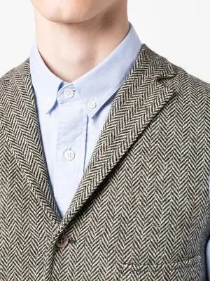Polo Ralph Lauren Herringbone Waistcoat - Black