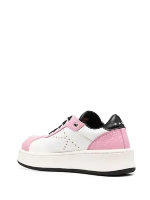 Kenzo Contrasting Toecap Low-top Sneakers - Pink