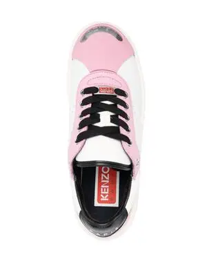 Kenzo Contrasting Toecap Low-top Sneakers - Pink