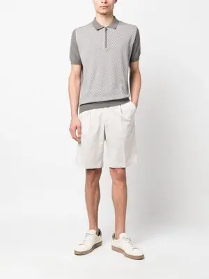 Corneliani Drawstring Waist Chino Shorts