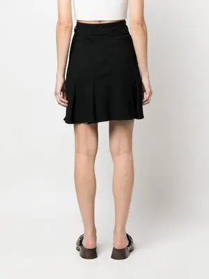 Patou Belted A-line Skirt