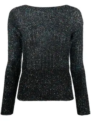 MAISON MARGIELA Sequin-embellished Jumper - Blue