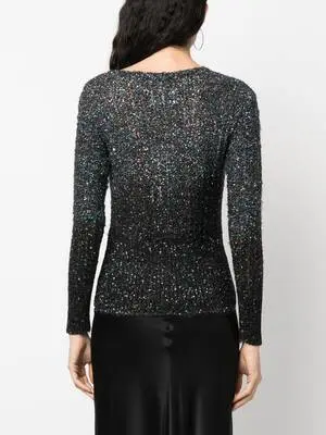 MAISON MARGIELA Sequin-embellished Jumper - Blue