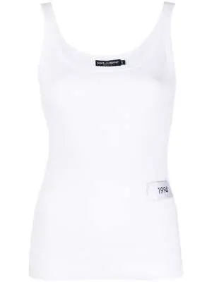 Women's Dolce & Gabbana White Camis Tanks