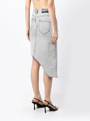 JNBY Asymmetric Denim Skirt