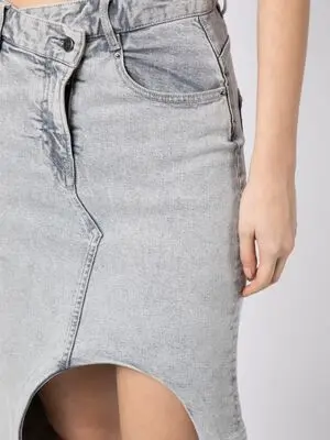 JNBY Asymmetric Denim Skirt