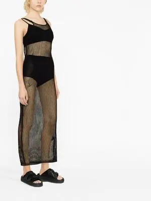 Heron Preston Open-knit Dress