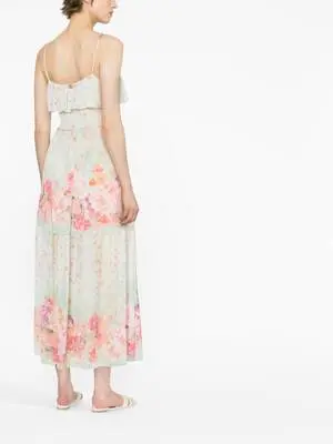 TWINSET Flower-star-print Long Dress