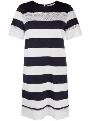 TWINSET Striped Mini Dress