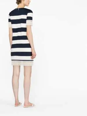 TWINSET Striped Mini Dress