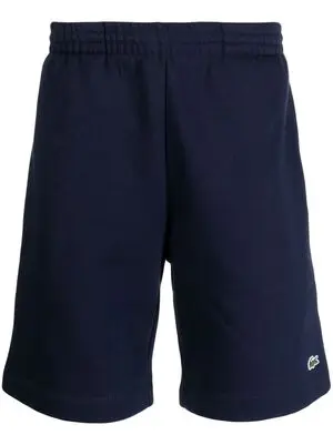 Lacoste Logo-patch Track Shorts - Blue