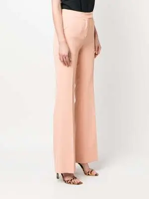 TWINSET Pleated Flared Trousers