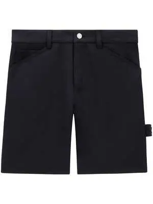 COURREGES Twill Bermuda Shorts - Black