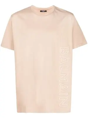 Balmain Logo-embossed Cotton T-shirt