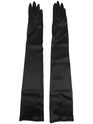 Dolce & Gabbana Long Gloves - Black