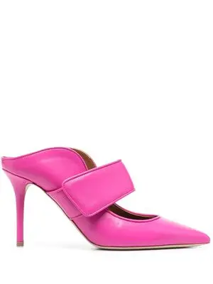 MALONE SOULIERS Pointed-toe Leather Mules