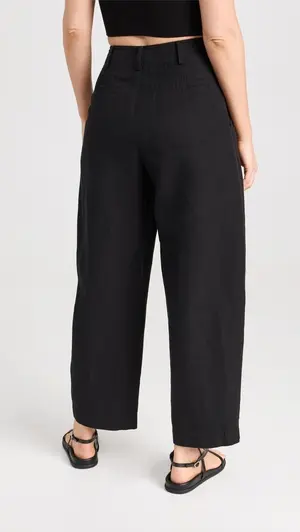 APIECE APART Bari Crop Trousers - Black