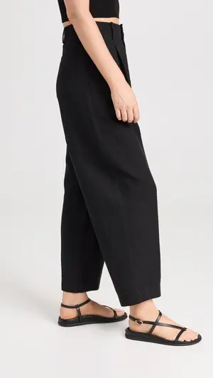 APIECE APART Bari Crop Trousers - Black