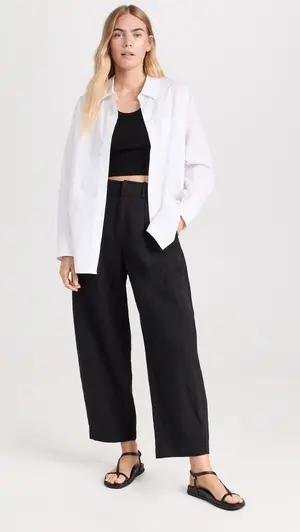 APIECE APART Bari Crop Trousers - Black
