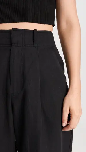 APIECE APART Bari Crop Trousers - Black