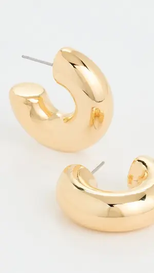 Brinker & Eliza Mini Chubby Hoop Earrings