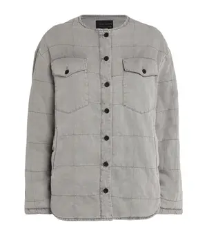 ALLSAINTS Denim Clark Padded Jacket