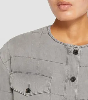ALLSAINTS Denim Clark Padded Jacket