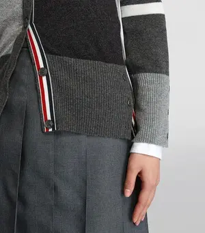 Thom Browne Cashmere 4-bar Cardigan