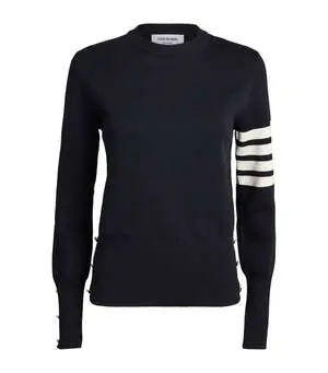 Thom Browne 4-bar Sweater - Navy