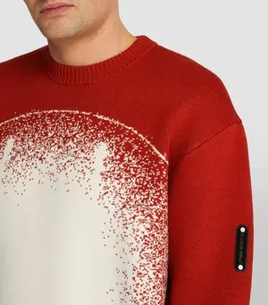 A-COLD-WALL* Wool-blend Graphic Print Sweater