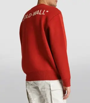 A-COLD-WALL* Wool-blend Graphic Print Sweater