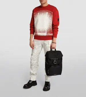 A-COLD-WALL* Wool-blend Graphic Print Sweater