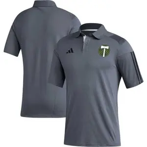 Adidas Portland Timbers 2023 On-field Training Polo - Gray