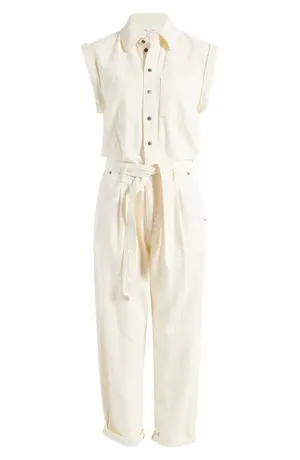 Rag & Bone Anna Featherweight Tie Waist Jumpsuit