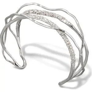 Alexis Bittar Solanales Cuff Bracelet - Silver/crystals