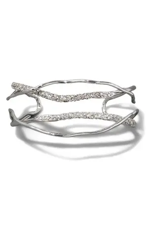 Alexis Bittar Solanales Cuff Bracelet - Silver/crystals