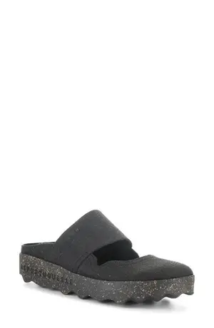 Fly London Cana Slide Sandal - Black