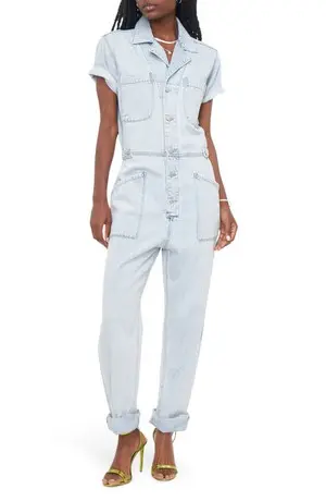 PISTOLA Grover Cotton Jumpsuit Breeze