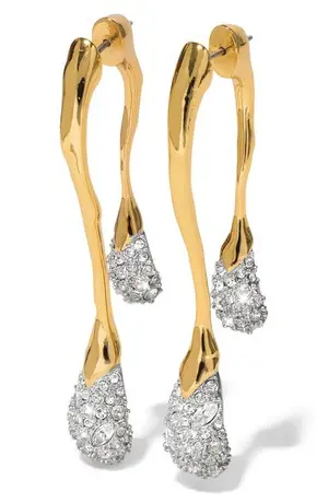 Alexis Bittar Solanales Crystal Ear Jackets - Champagne