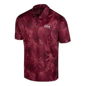 COLOSSEUM Mississippi State Bulldogs Palms Team Polo - Maroon