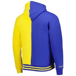Mitchell & Ness Gold Golden State Warriors Hardwood Classics Split Pullover Hoodie
