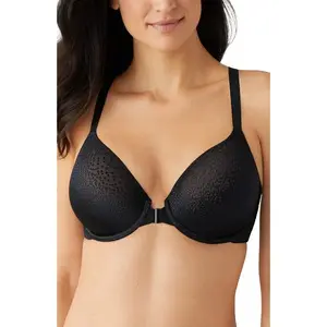 Wacoal Back Appeal™ Underwire Front Close T-shirt Racerback Bra - Black