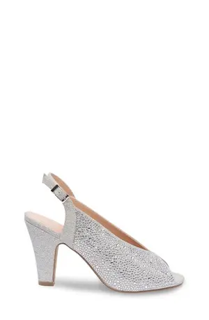 PARADOX LONDON PINK Glory Slingback Pumps - Silver