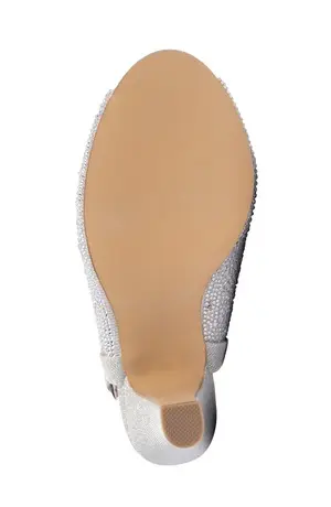 PARADOX LONDON PINK Glory Slingback Pumps - Silver
