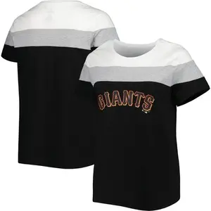 Profile White/ San Francisco Giants Colorblock T-shirt - Black