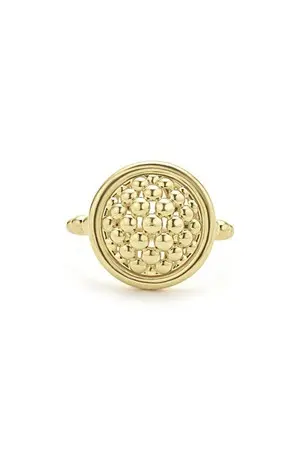 Lagos Meridian Textured Ring - Gold