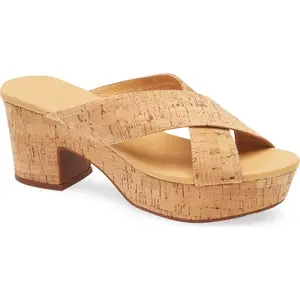 CHOCOLAT BLU Gio Block Heel Sandal - Cork
