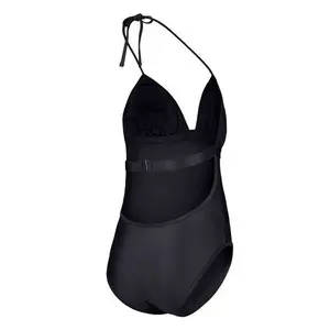 G-III 4HER BY CARL BANKS Miami Dolphins One-piece Padded Swimsuit - Black